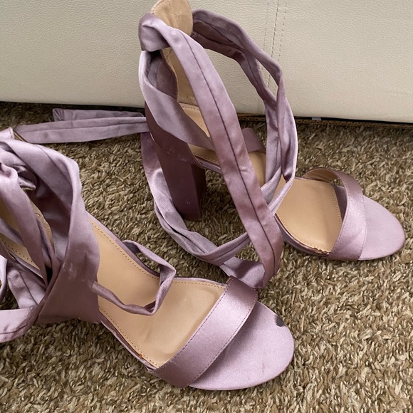 Shoes | Charlotte Russe Scrappy Purple Sandals Size 8 | Poshmark